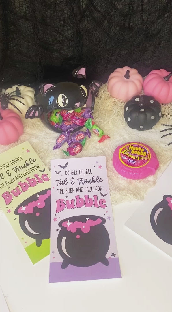 Bubble Tape, Double Double Toil & Trouble Witch Cauldron Printable Hal ...
