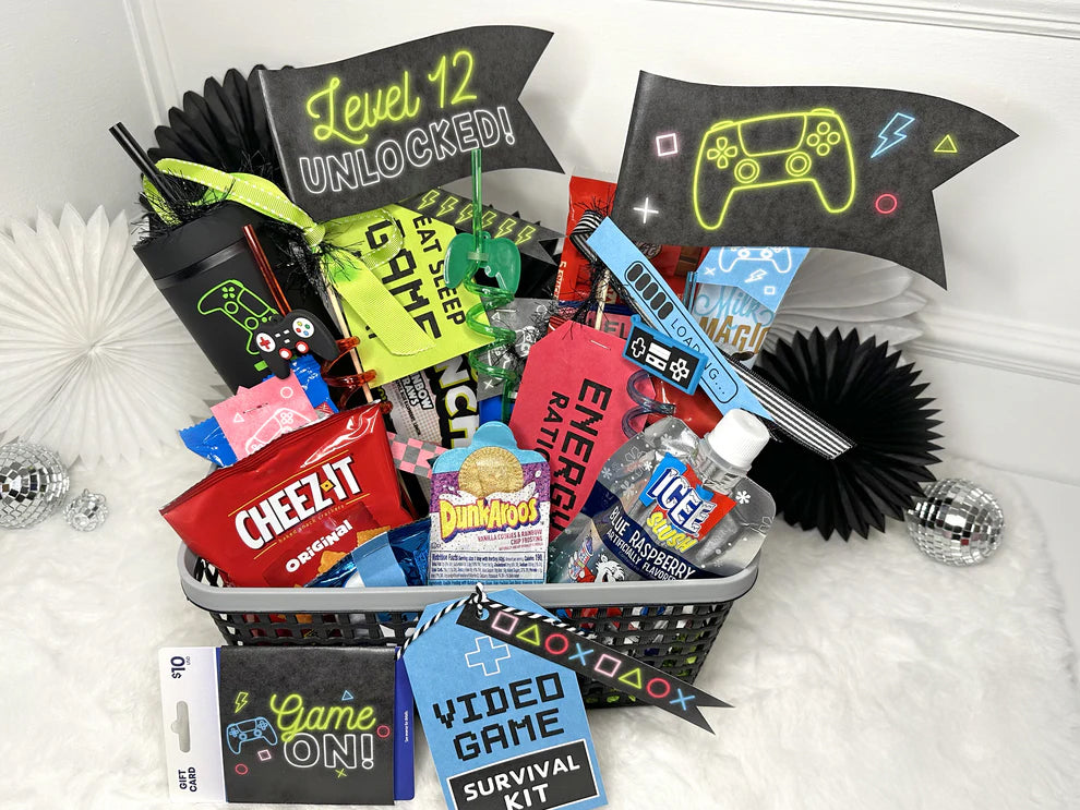 DIY Gift Idea for Gamers: Video Game Survival Kit – Pixeldust Designs
