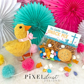 The Easter Story Snack Mix Printable Gift Tag and Bag Topper, Easter ...