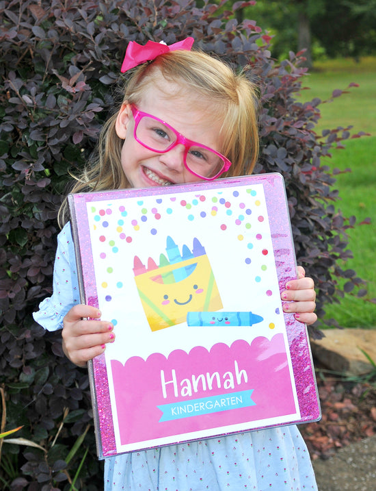Cute School Kindergarten Binder Cover Set – Pixeldust Designs