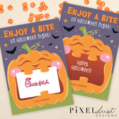 Jack-O-Lantern Pumpkin Printable Halloween Gift Card Holders ...