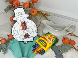 Thanksgiving Turkey Treat Holder Printable Card, Kids Placecard ...