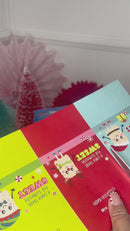 Christmas Rice Krispie Treats Printable Wrappers / Cards, Holiday Class ...