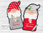Christmas Gnome Holiday Treat Holder Printable Gift Cards – Pixeldust ...