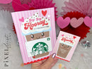 Valentine's Day Coffee Printable Gift Card Holder – Pixeldust Designs