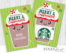 May Your Days Be Merry & Caffeinated Christmas Coffee Gift Card Holder ...