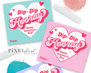 Fun Dip Candy Printable Classroom School Valentines for Kids, Dip Dip ...