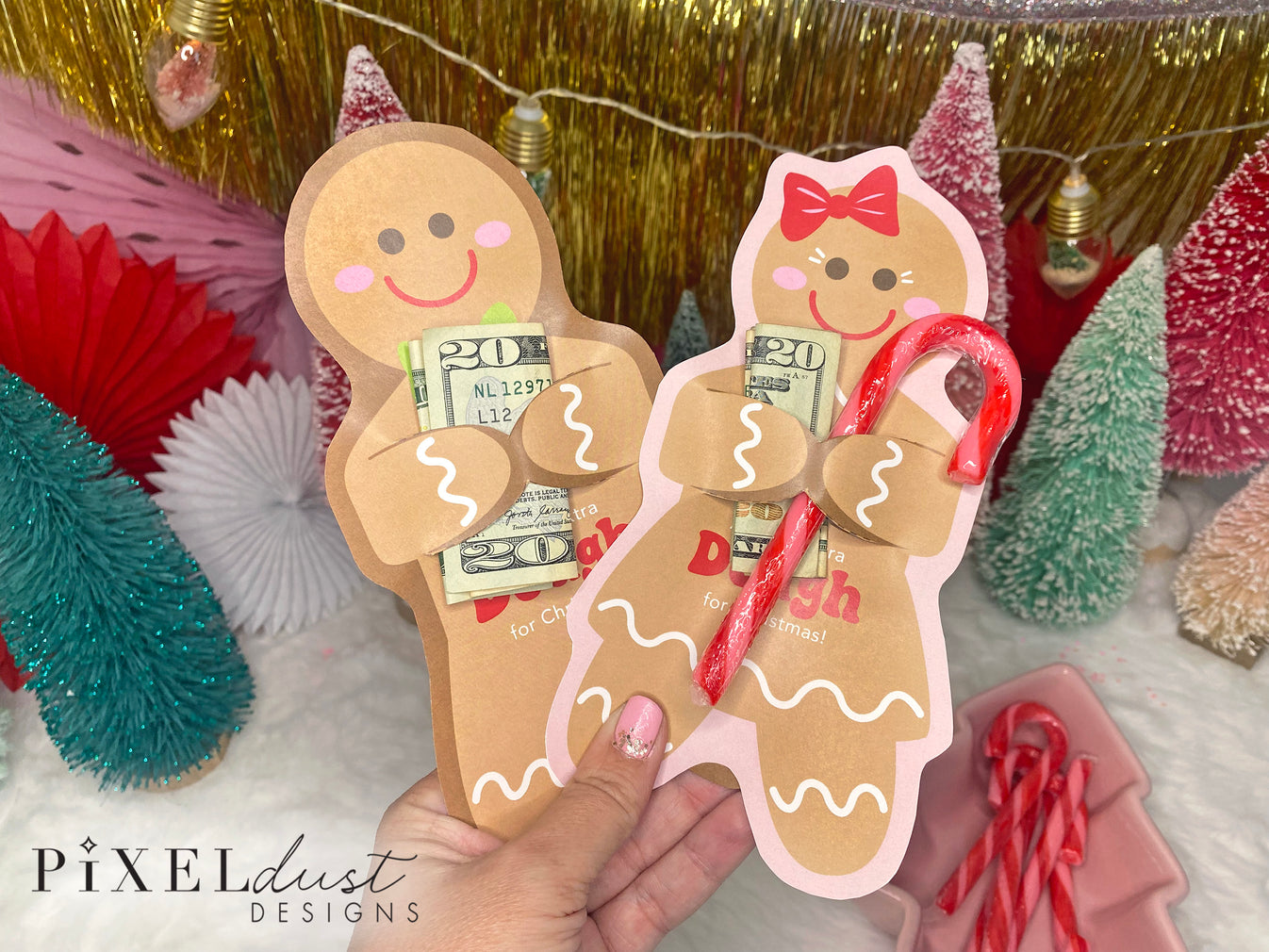 A little extra DOUGH for Christmas Gingerbread Cookie Money Holder Car ...