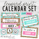 Leopard Print Classroom Calendar Set – Pixeldust Designs