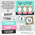 Leopard Print Classroom Calendar Set – Pixeldust Designs