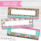 Leopard Print Desk Name Plates – Pixeldust Designs