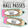 Leopard Print Pencil Hall Passes – Pixeldust Designs