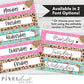 Leopard Print, Editable Sterilite Drawer Classroom Labels – Pixeldust ...