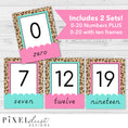 Leopard Print Number Posters for Elementary Classrooms – Pixeldust Designs