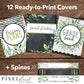 Modern Magnolia Farmhouse Editable Binder Covers and Spines – Pixeldust ...