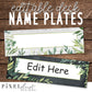 Modern Magnolia Desk Name Plates – Pixeldust Designs