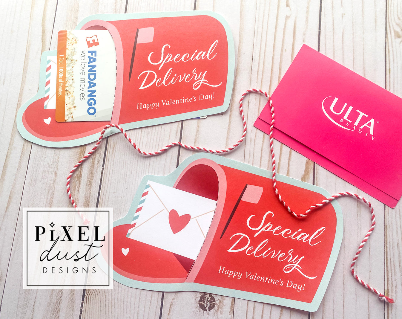 Valentine Mailbox Special Delivery Printable Classroom Valentine Cards ...