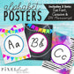 Neon Classroom Alphabet Posters, D'Nealian Manuscript, Primary and ...