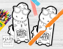 Hava a DINO-MITE Summer, End of the Year Student Popsicle Treat Cards ...